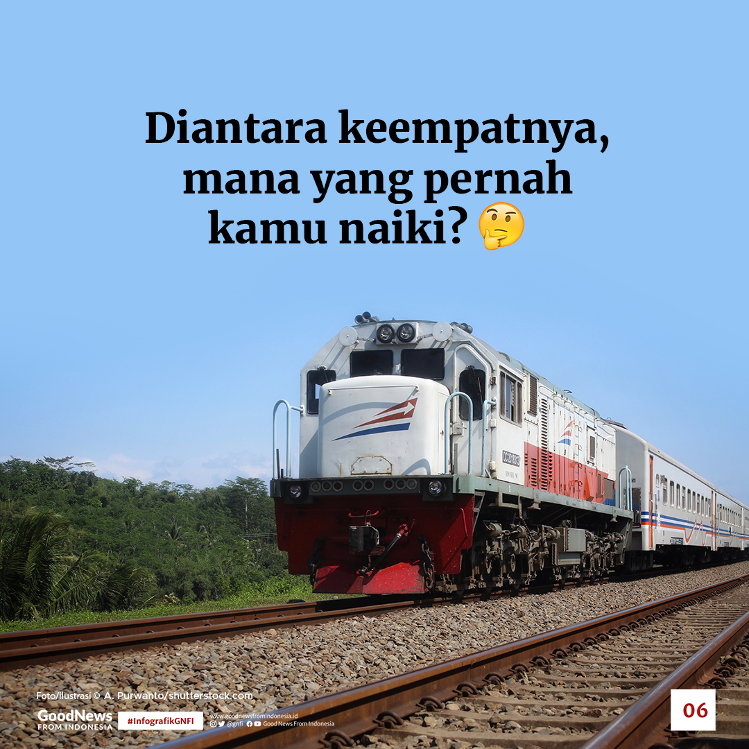 Inilah 4 Rangkaian Kereta Api Terpanjang di Indonesia