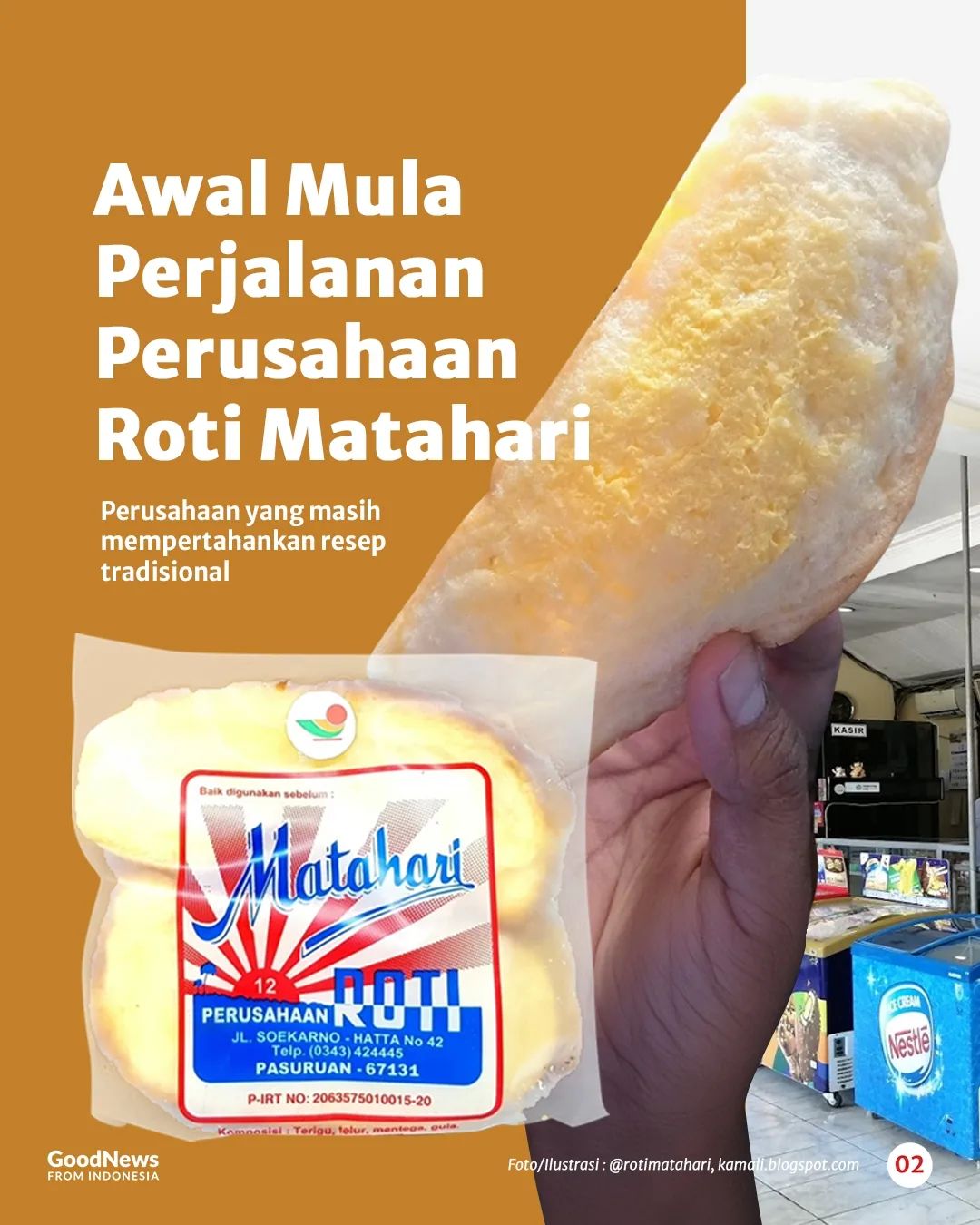Nostalgia Roti Matahari, Roti Sisir Legendaris dari Pasuruan, Jawa Timur
