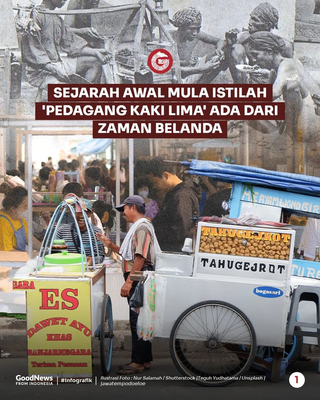 Sejarah Sebutan Pedagang Kaki Lima