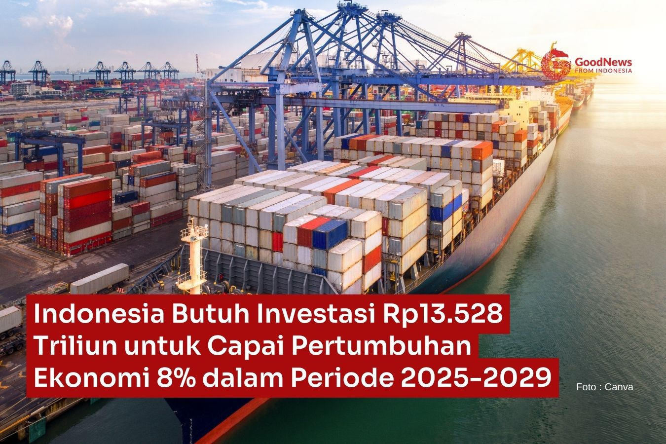 Indonesia Butuh Investasi Rp13.528 Triliun untuk Capai Pertumbuhan Ekonomi 8% dalam Periode 2025 ...