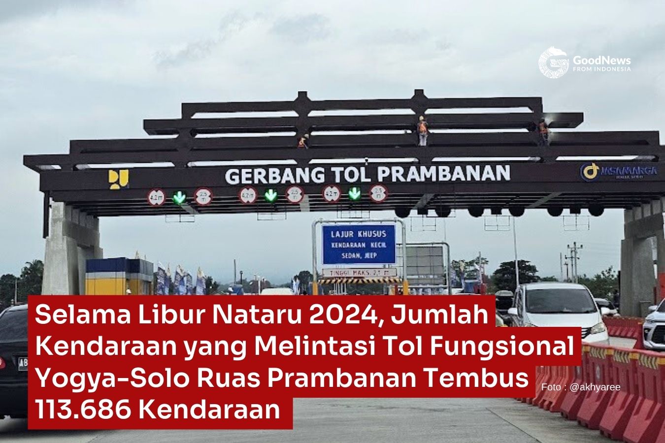 Selama Libur Nataru 2024, Jumlah Kendaraan yang Melintasi Tol Fungsional Yogya-Solo Ruas ...